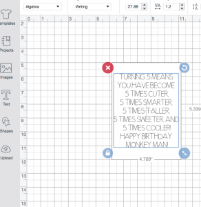 Algebra Font: