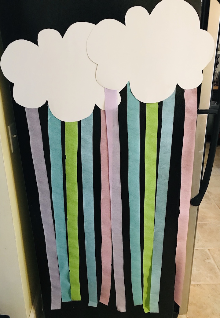 DIY Rainbow Party Backdrop