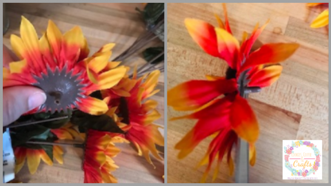 How to Make a Sunflower Ball Topiary