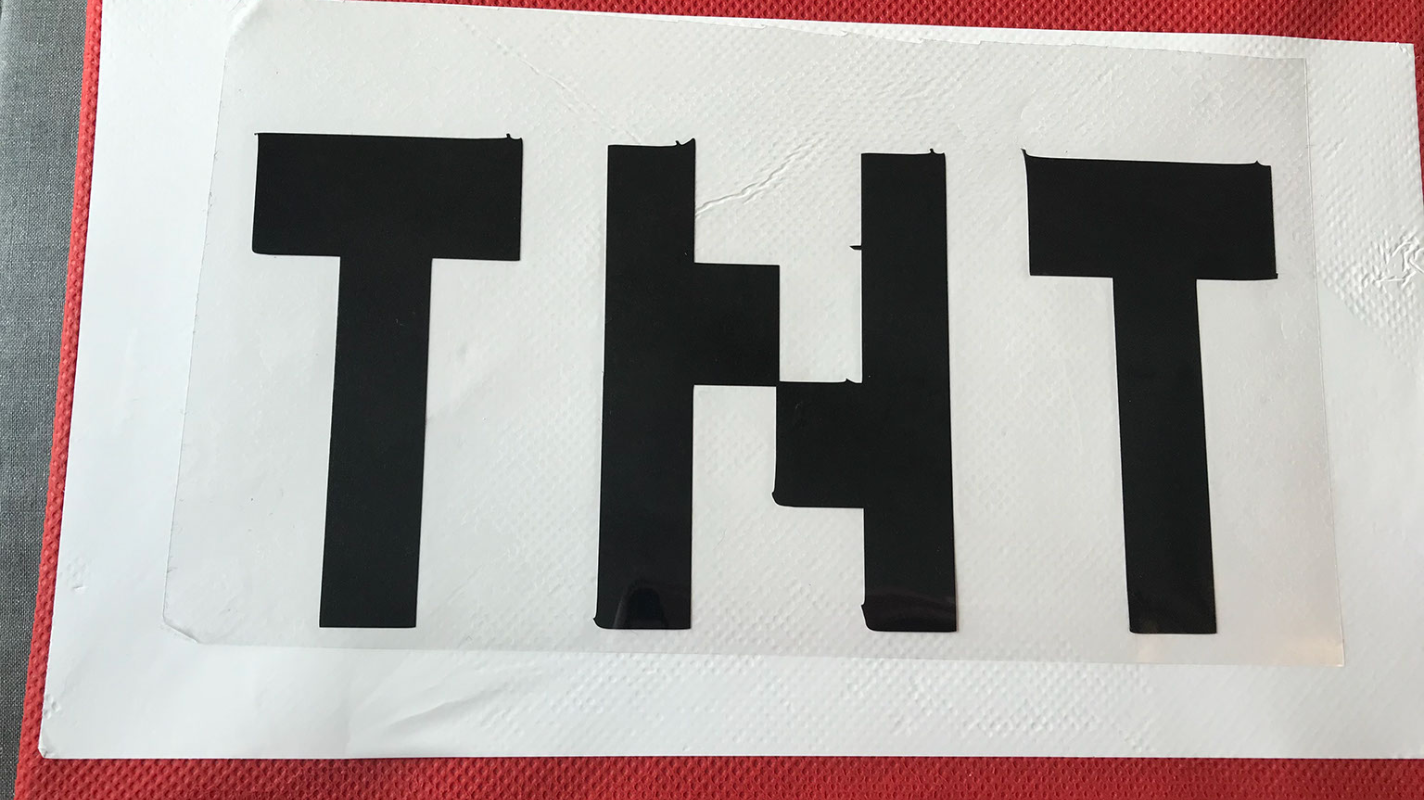 Remember to turn mirror image on and cut the design with the shiny side ...