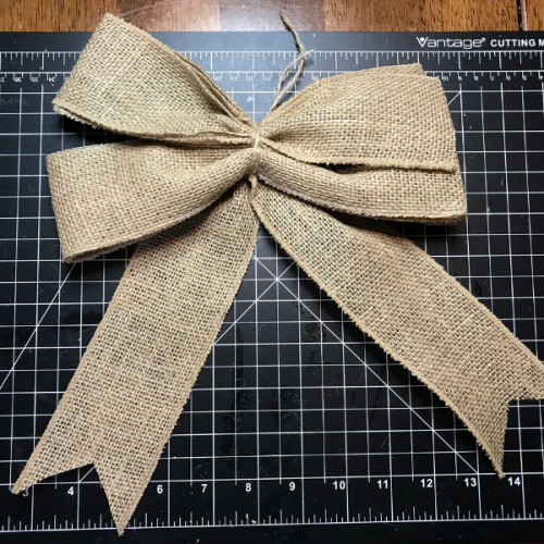 Easy Double Layered Bow for Wreaths (Step by Step)