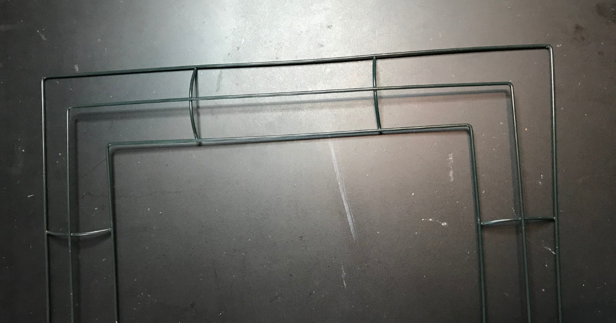 Wired Ribbon in two different patterns or a burlap and a pattern ribbon