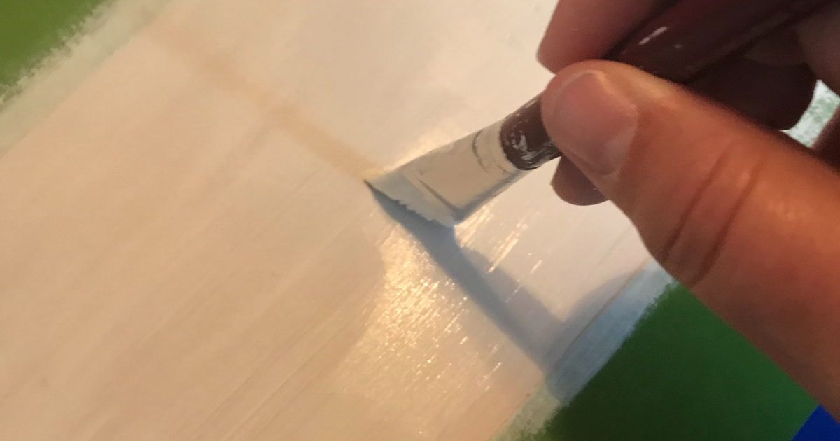 Painting Tips for DIY Sports Team Porch Sign