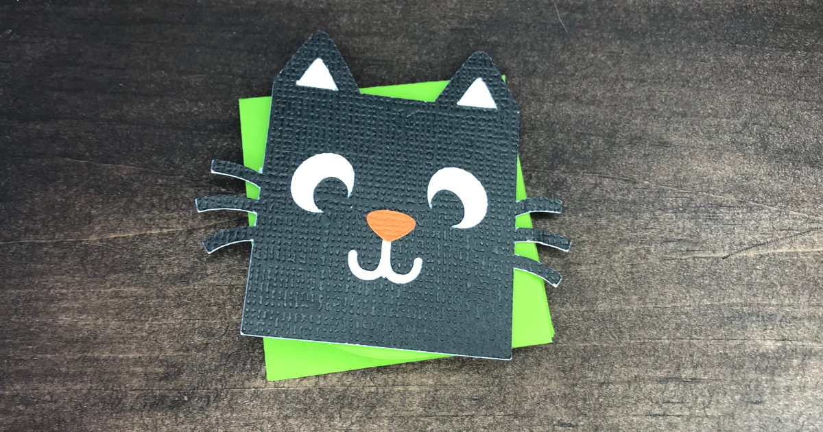 Cat Corner Bookmark with Cricut