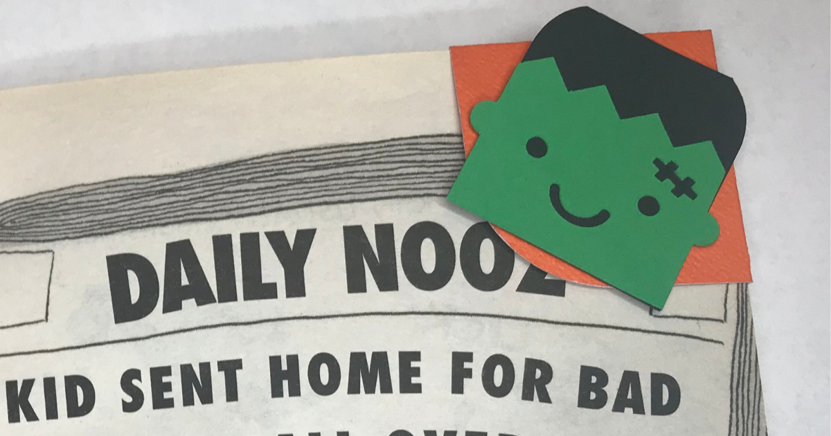 Materials for Cricut Corner Bookmarks