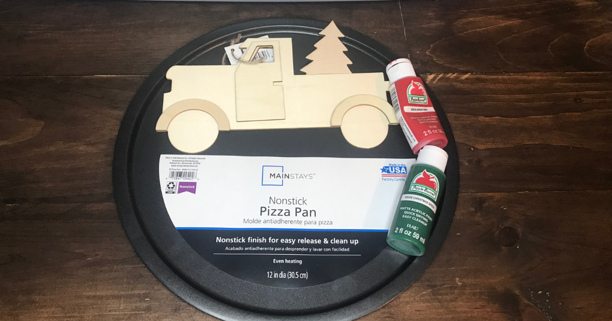How To Make a Christmas Pizza Pan Craft
